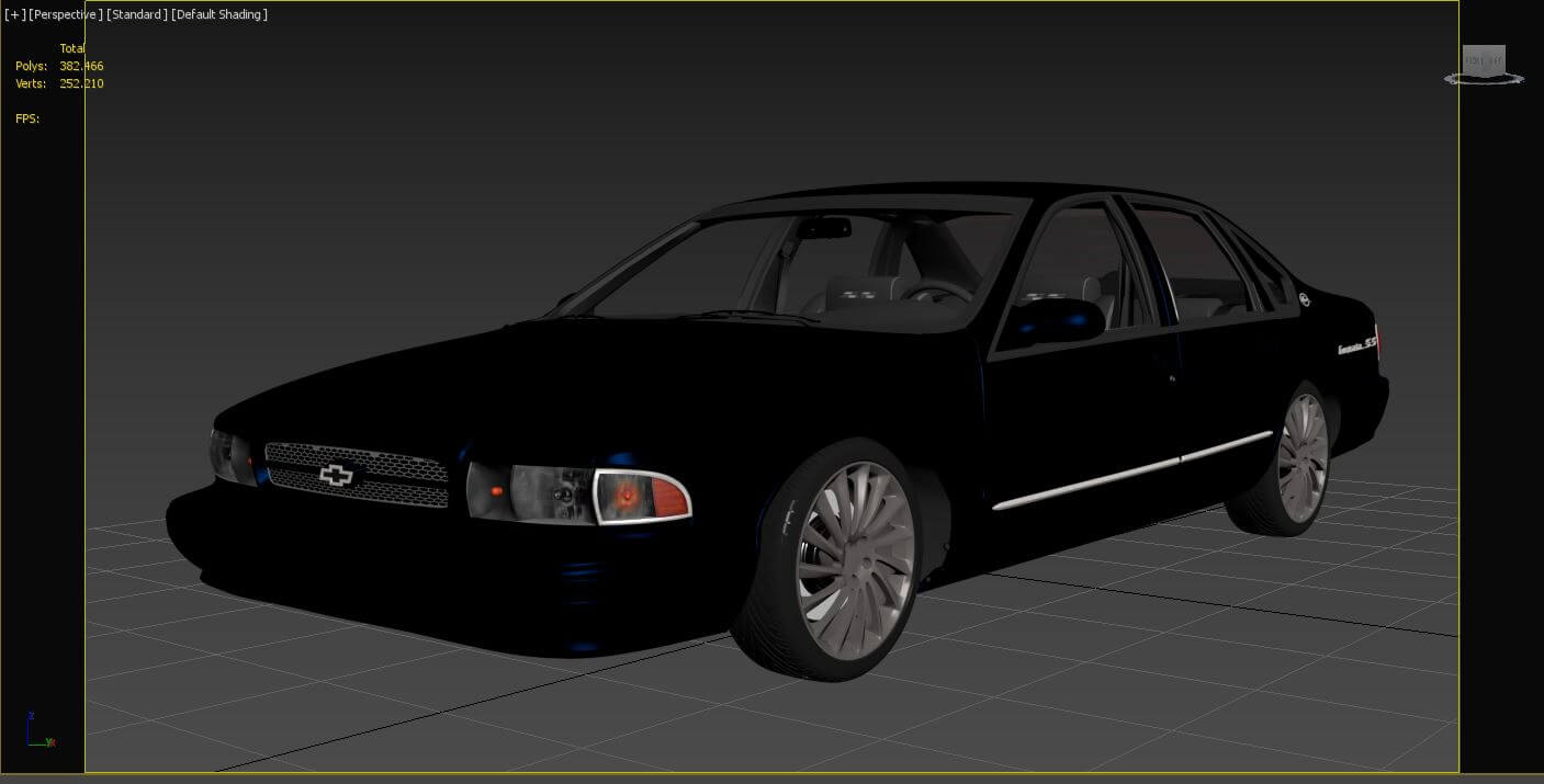 1996 Chevrolet Impala SS - 3D Model by msasdt