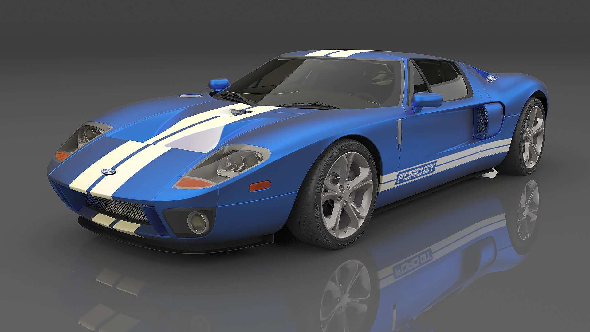 2005 Ford GT - 3D Model by msasdt