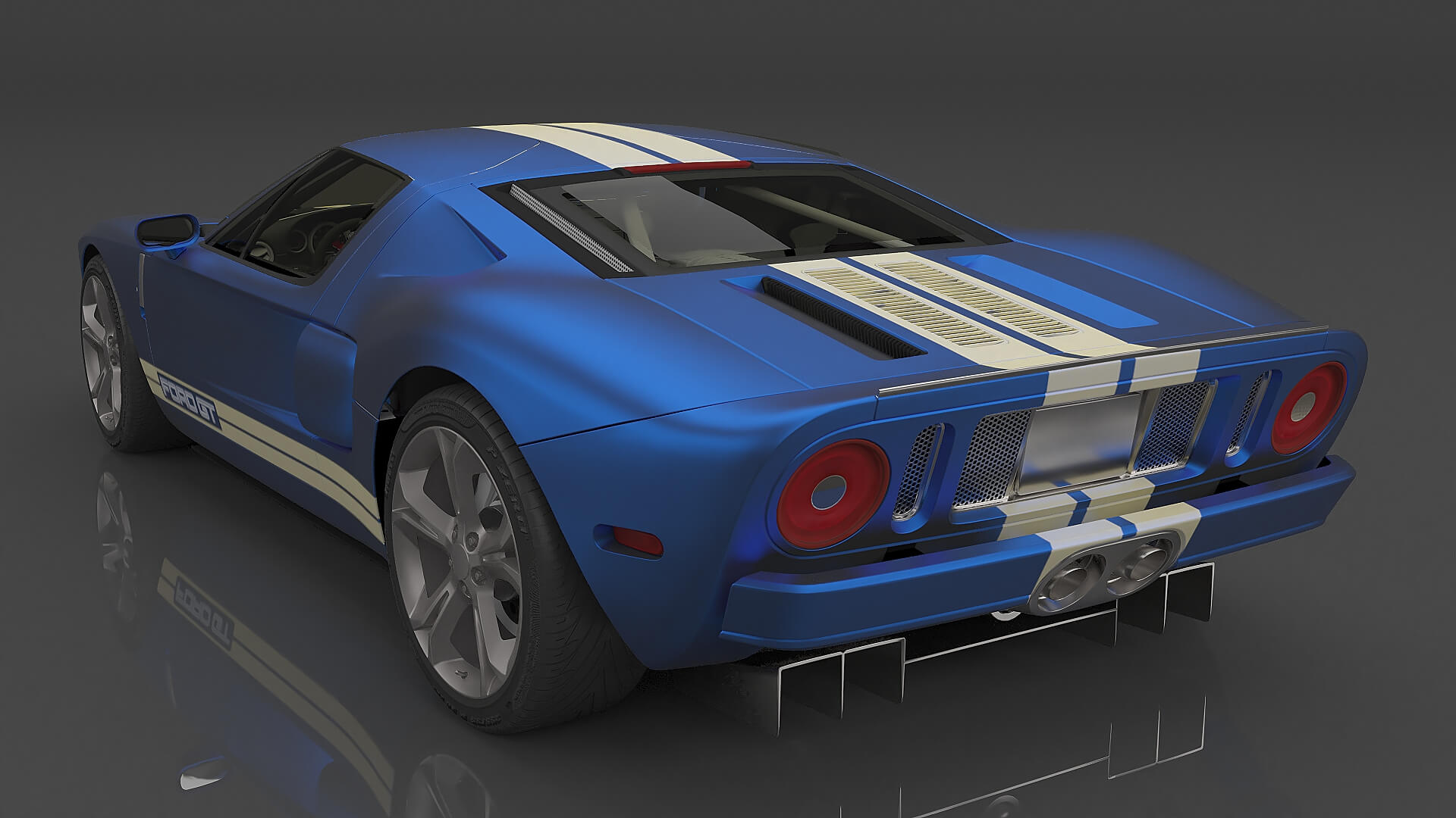 2005 Ford GT - 3D Model by msasdt