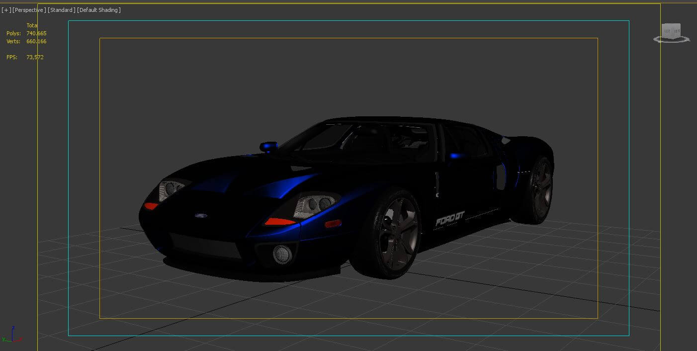 2005 Ford GT - 3D Model by msasdt