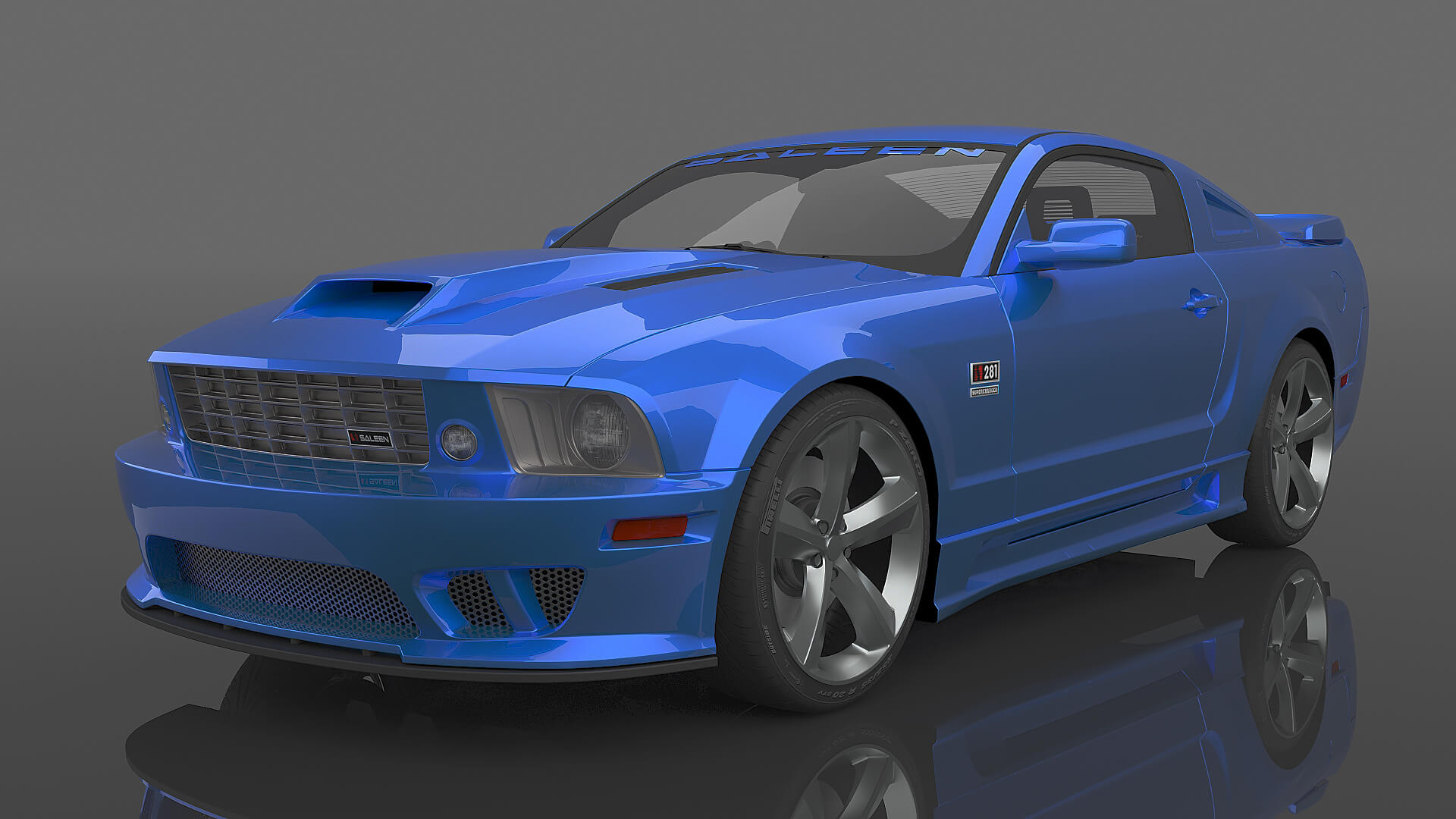 2006 Saleen S281 E - 3D Model by msasdt