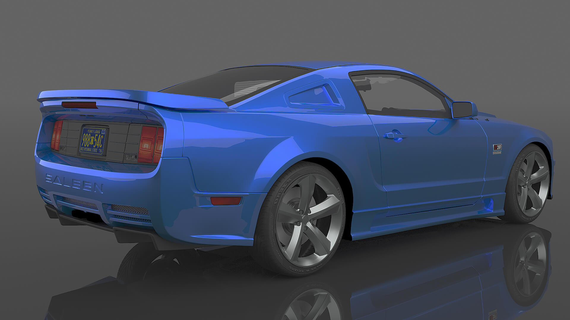 2006 Saleen S281 E - 3D Model by msasdt