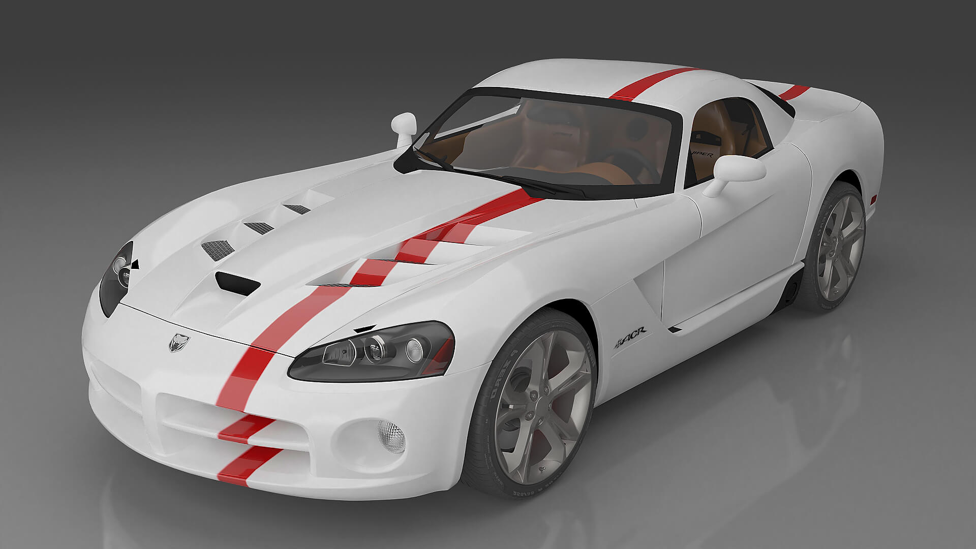 2008 Dodge Viper SRT10 - 3D Model by msasdt
