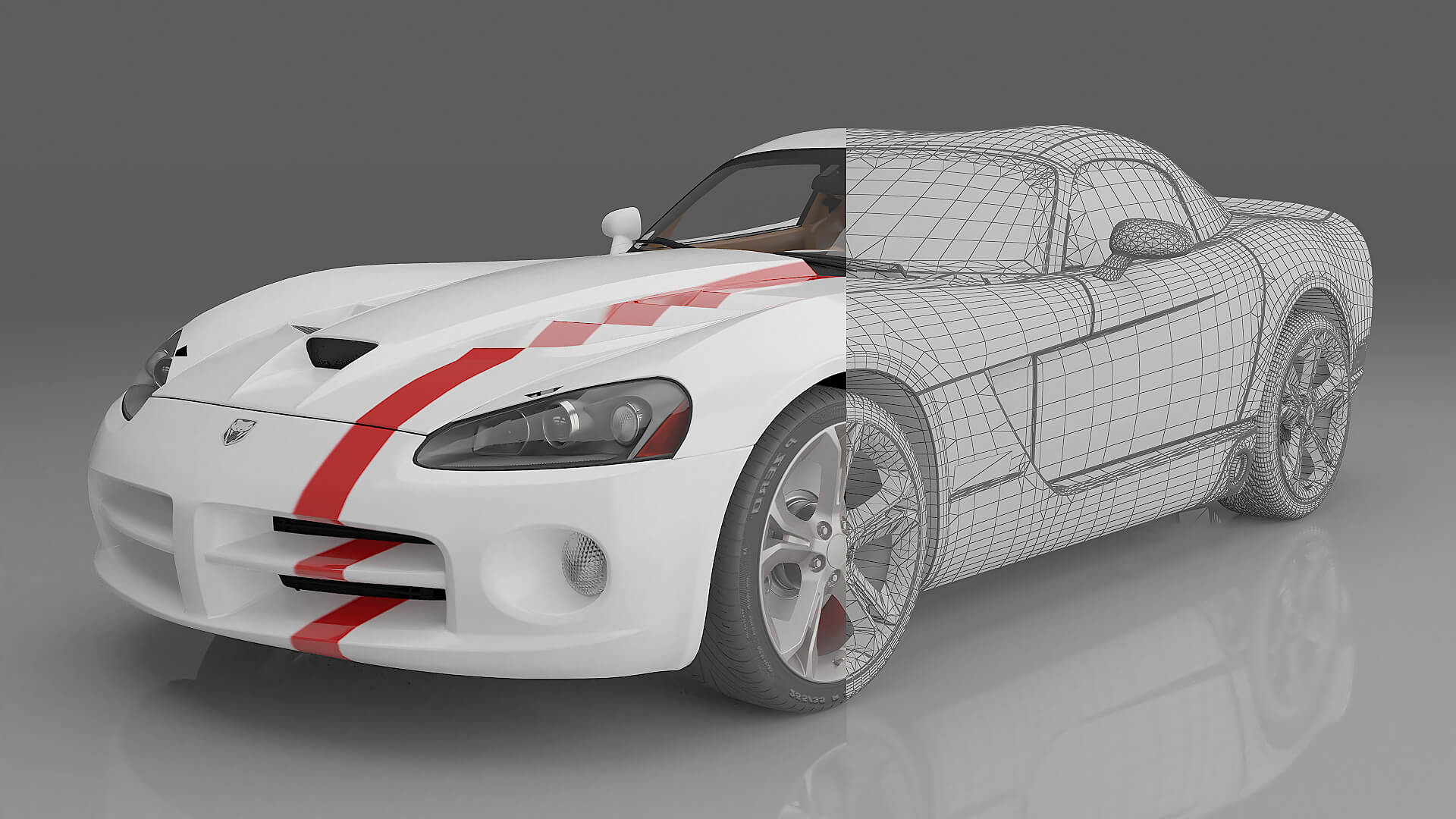 2008 Dodge Viper SRT10 - 3D Model by msasdt