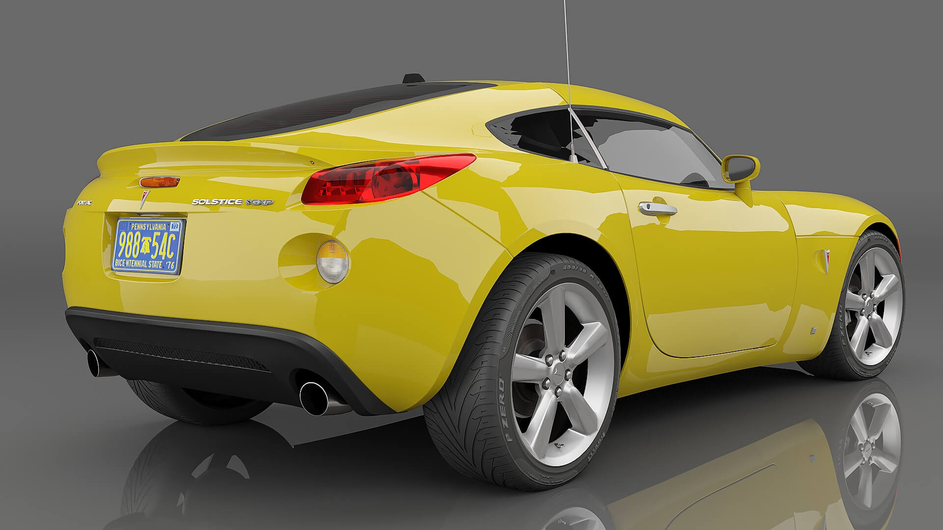 2009 Pontiac Solstice Gxp - 3D Model by msasdt