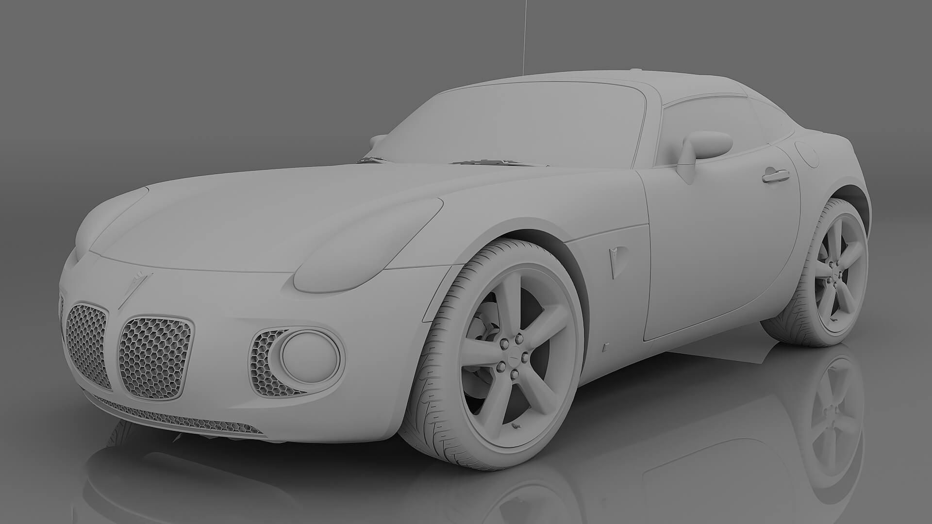 2009 Pontiac Solstice Gxp - 3D Model by msasdt