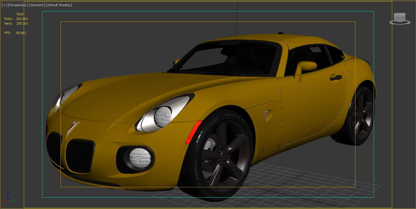 2009 Pontiac Solstice Gxp - 3D Model by msasdt