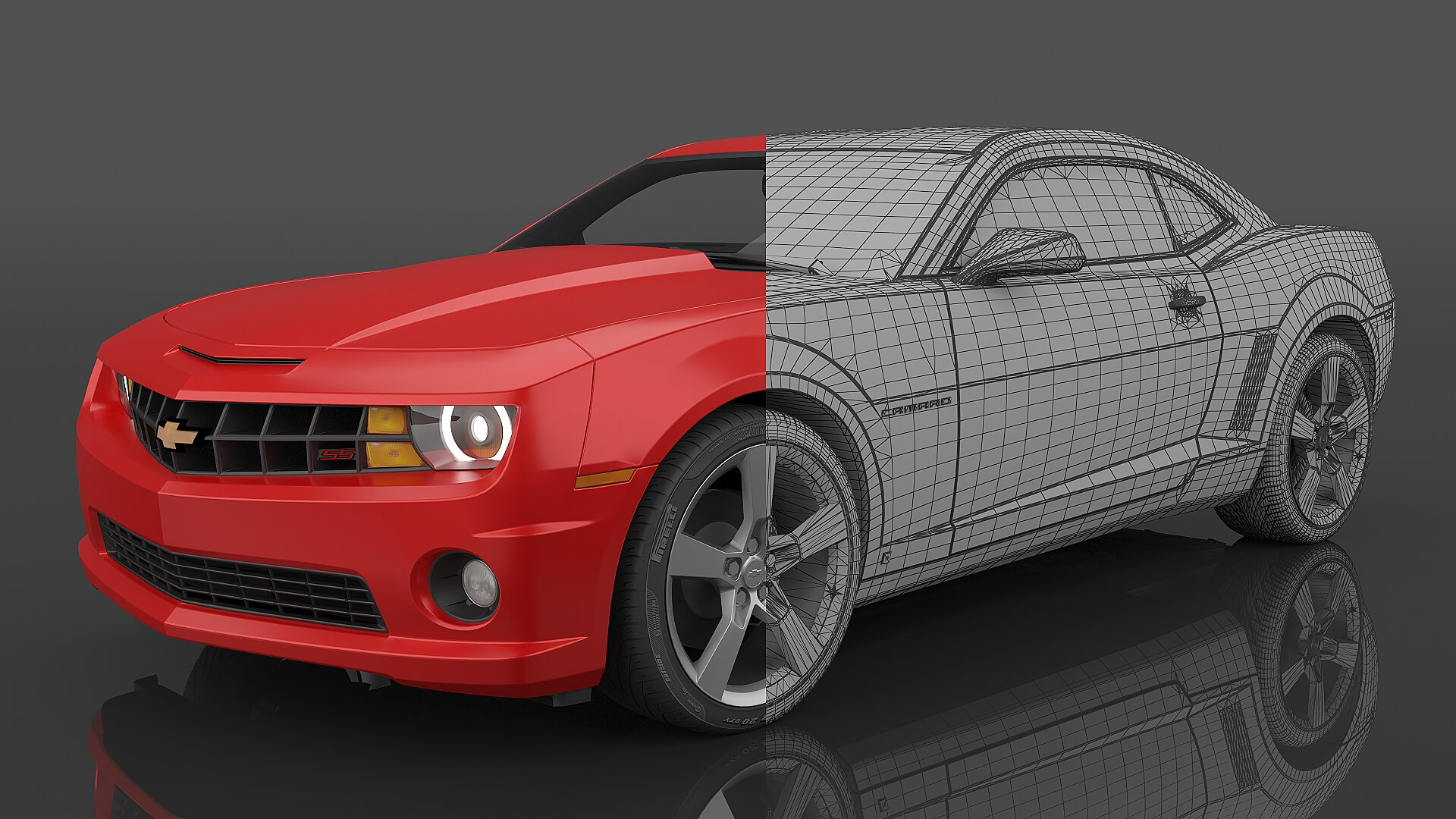 2010 Chevrolet Camaro SS - 3D Model by msasdt
