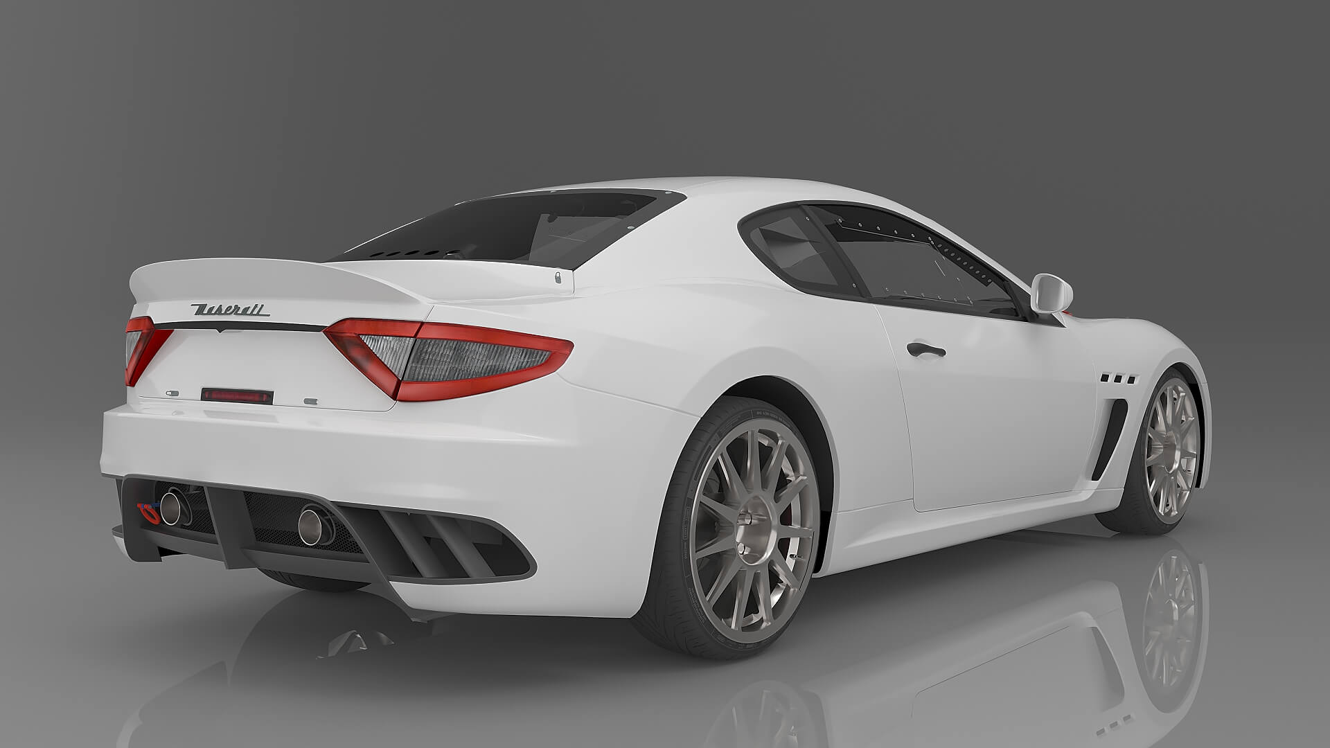 2010 Maserati GranTurismo MC GT4 - 3D Model by msasdt