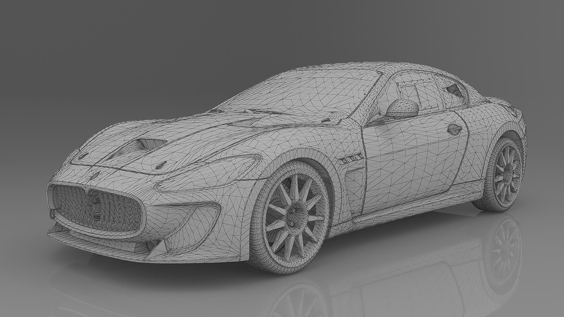 2010 Maserati GranTurismo MC GT4 - 3D Model by msasdt