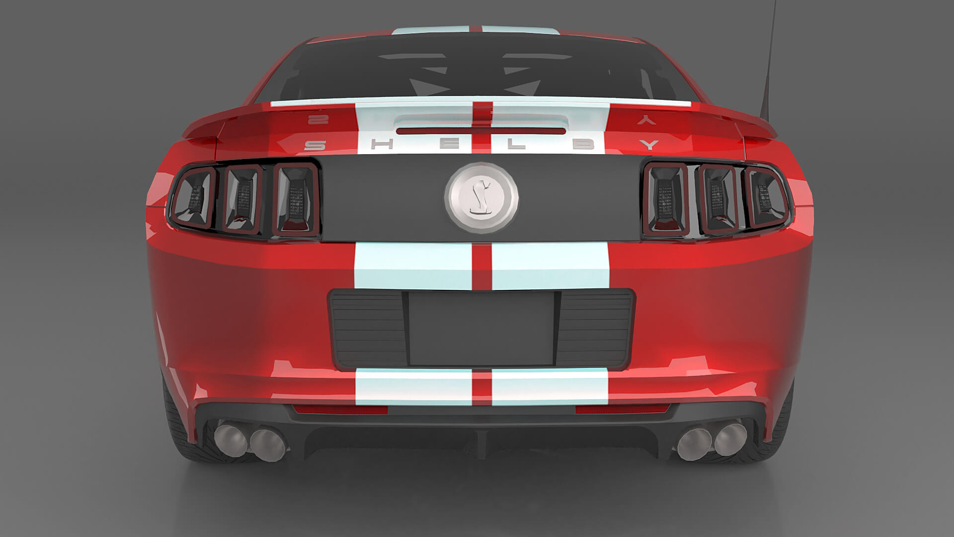 2013 Ford Shelby GT500 - 3D Model by msasdt
