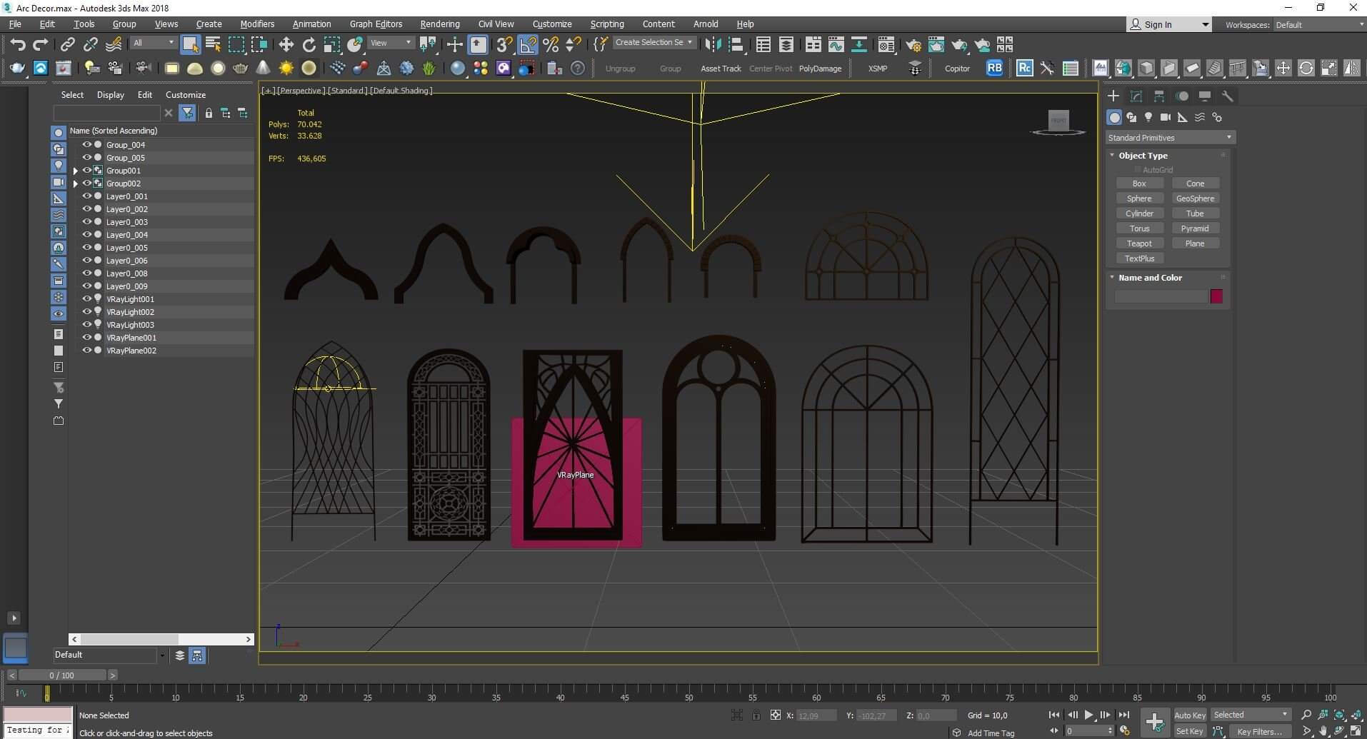 Arc Decor - 3D Model by msasdt