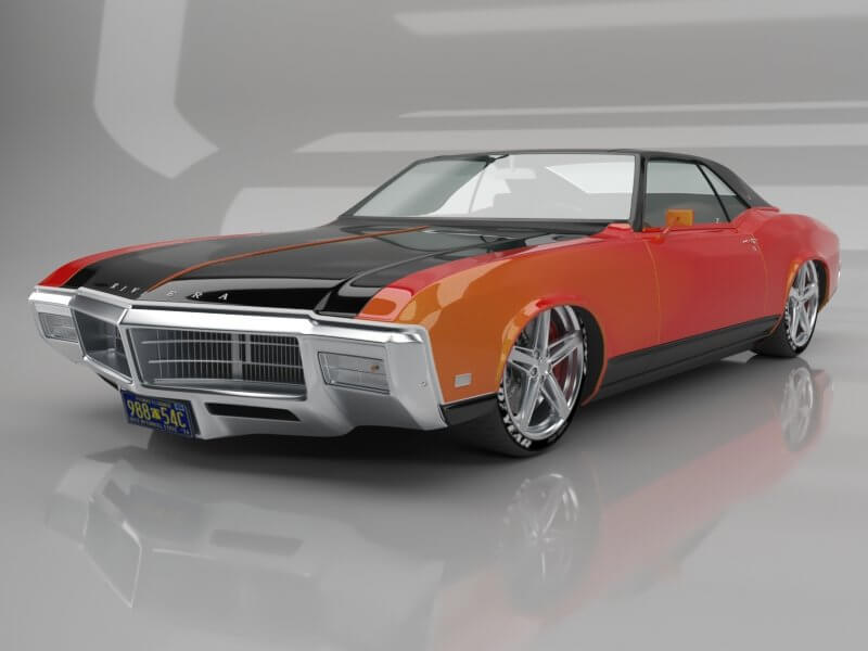 Buick Riviera - 3D Model by msasdt