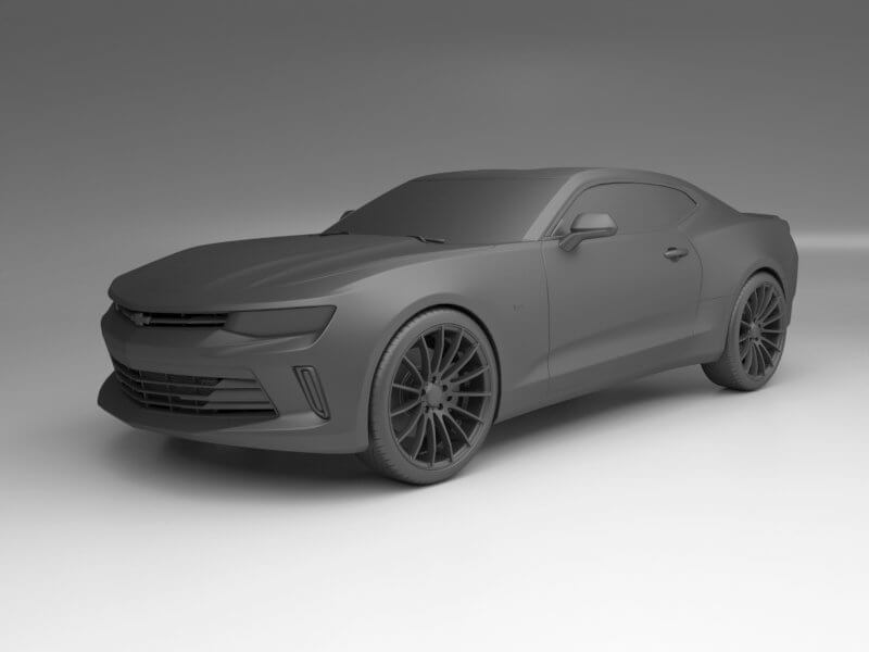 Chevrolet Camaro - 3D Model by msasdt