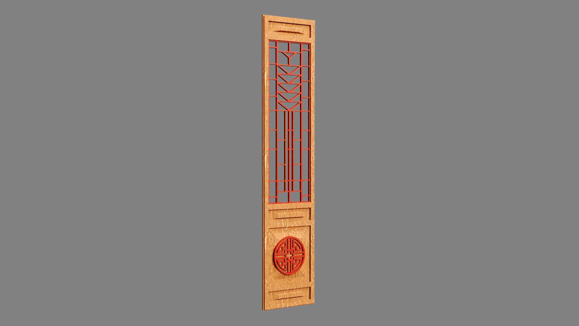Chinese Decorative Element - 3D Model by msasdt