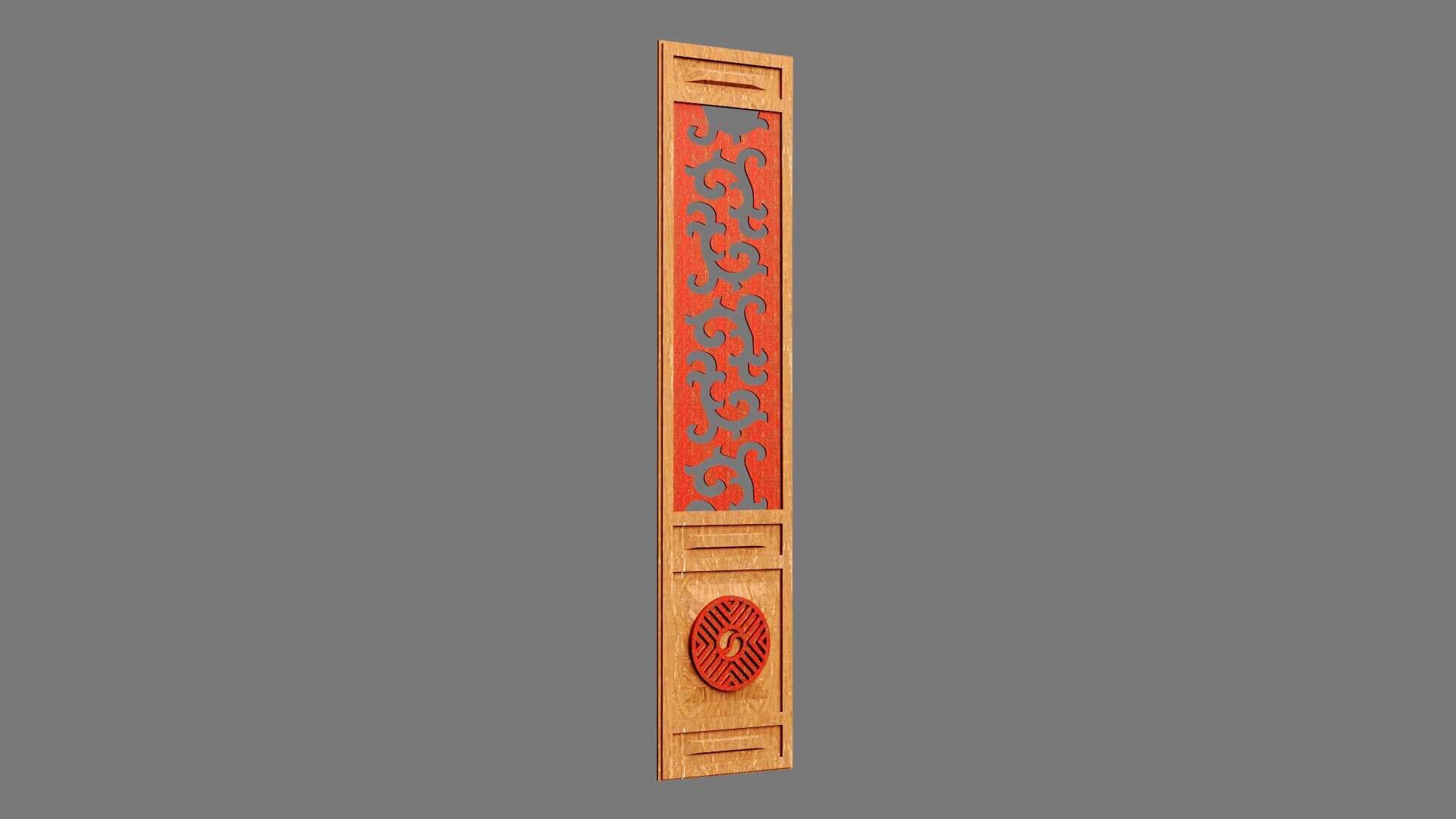Chinese Decorative Element - 3D Model by msasdt