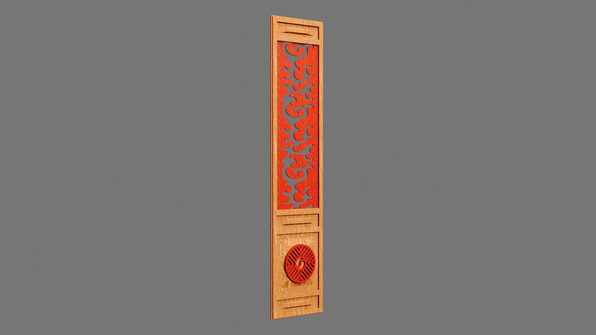 Chinese Decorative Element - 3D Model by msasdt