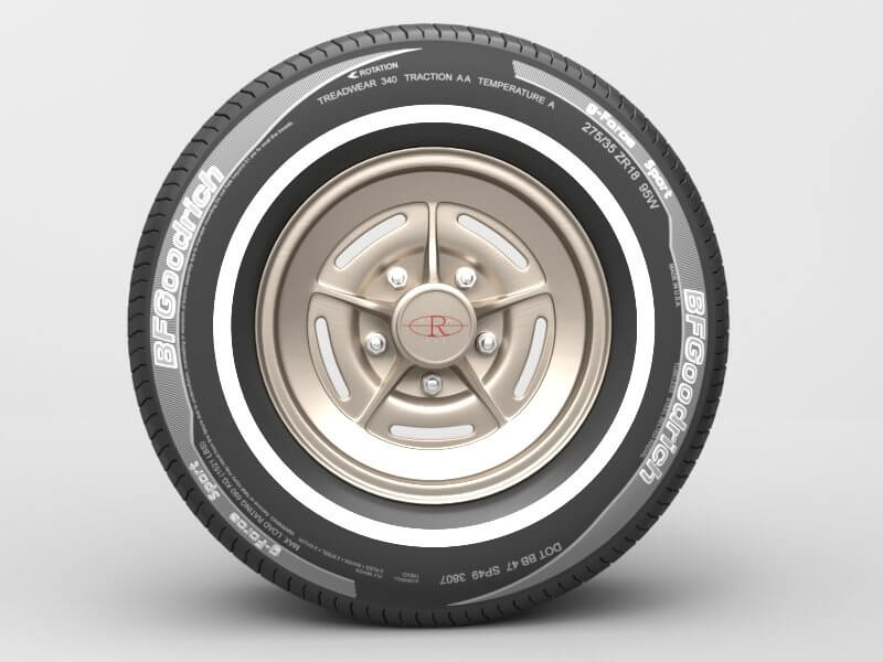 Classic Tire - 3D Model by msasdt