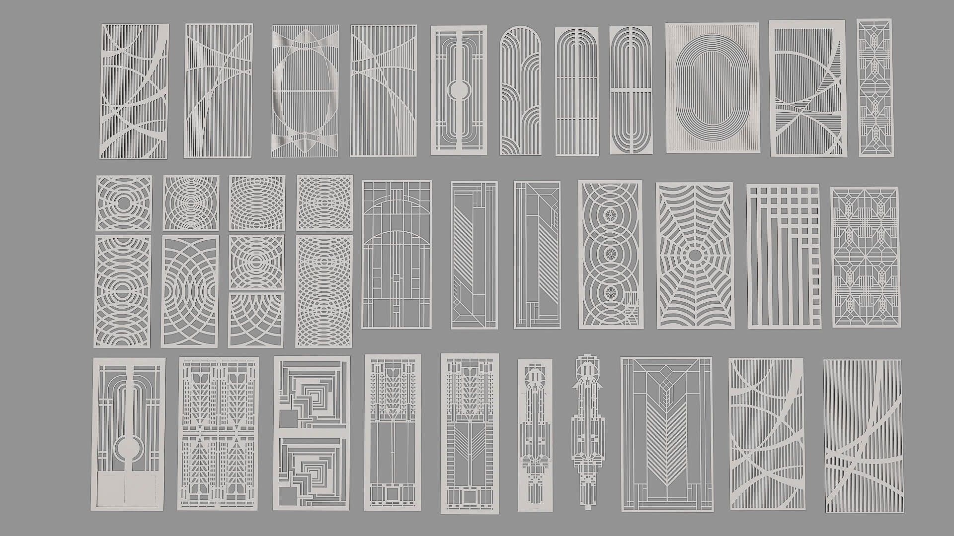 CNC Panel Mega Collections - 3D Model by msasdt