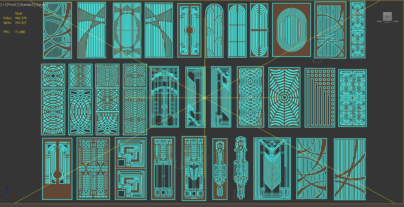 CNC Panel Mega Collections - 3D Model by msasdt