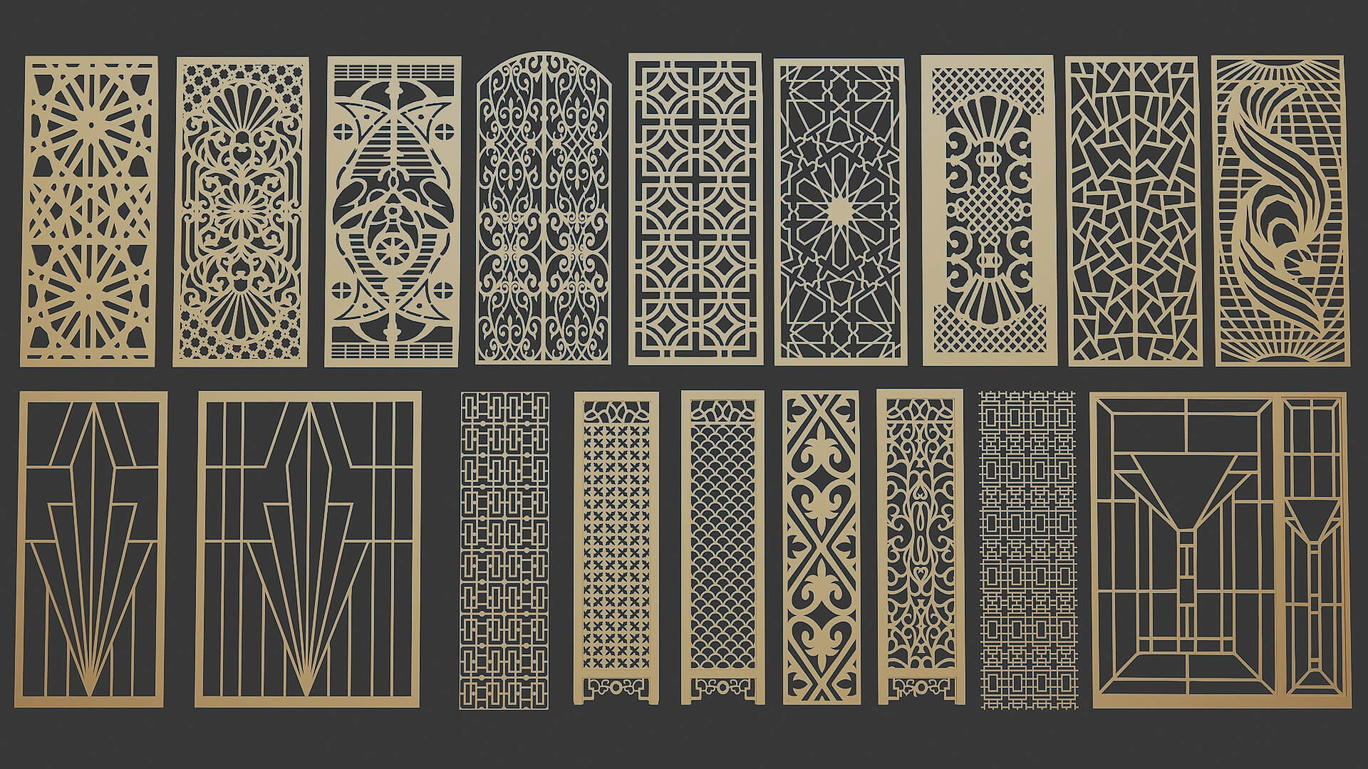 Decorative Panel 7 - 3D Model by msasdt