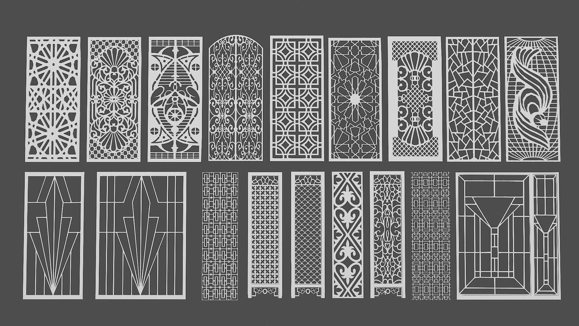 Decorative Panel 7 - 3D Model by msasdt