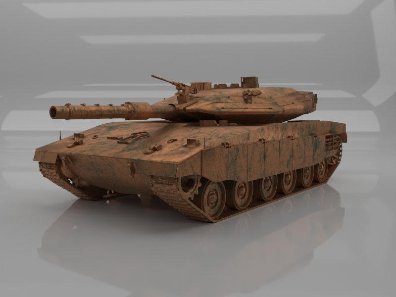 Dirty Tank - 3D Model by msasdt