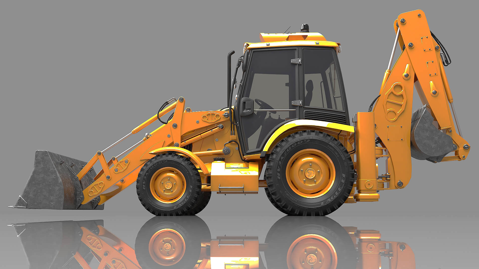 Dozer Loader - 3D Model by msasdt