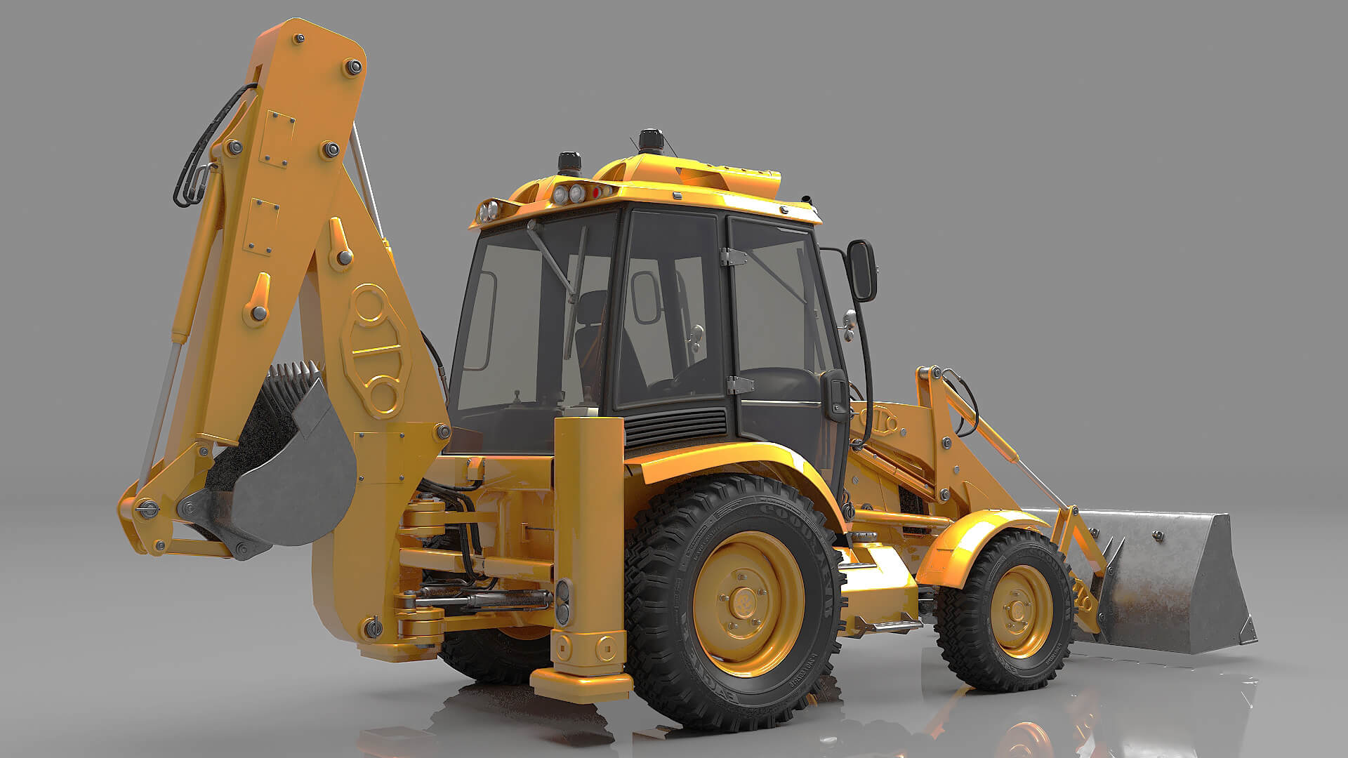 Dozer Loader - 3D Model by msasdt