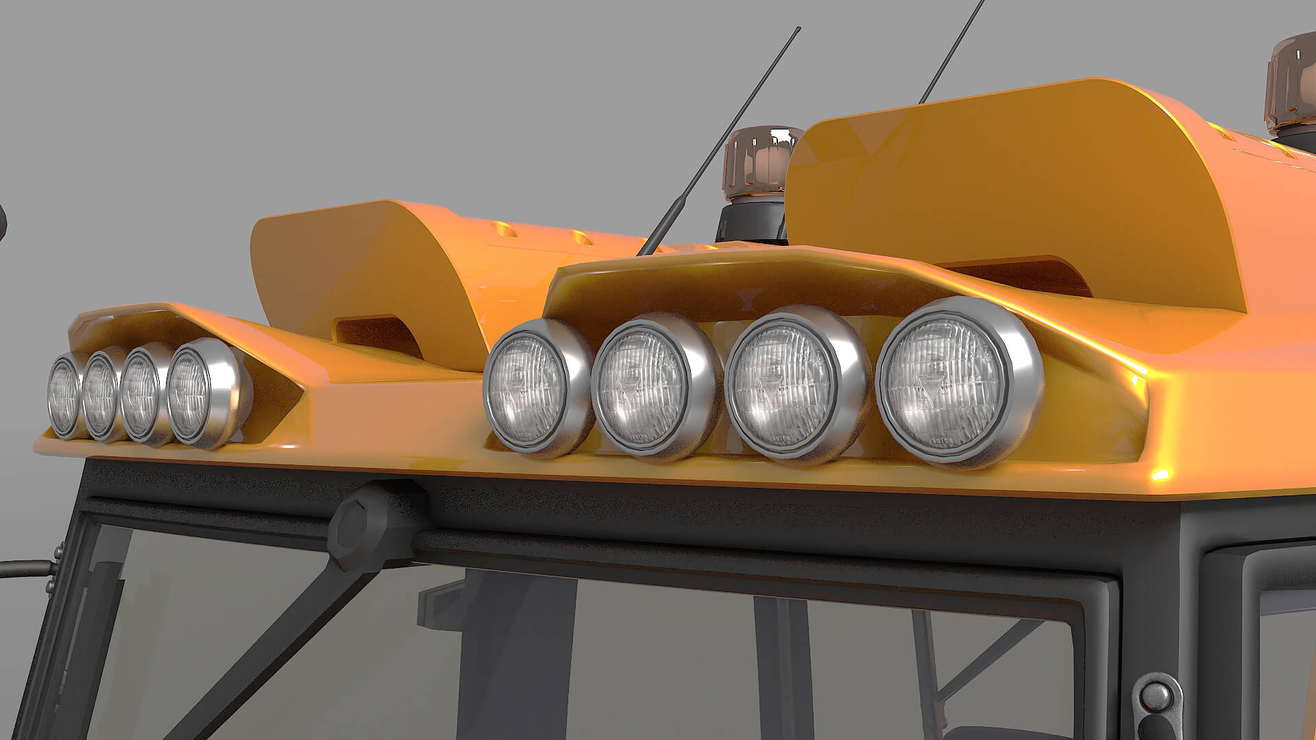 Dozer Loader - 3D Model by msasdt