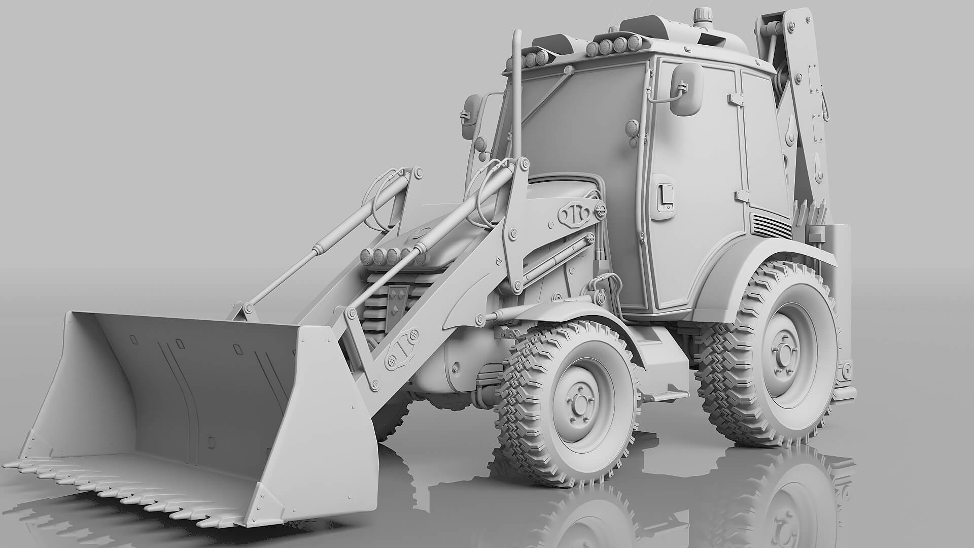 Dozer Loader - 3D Model by msasdt