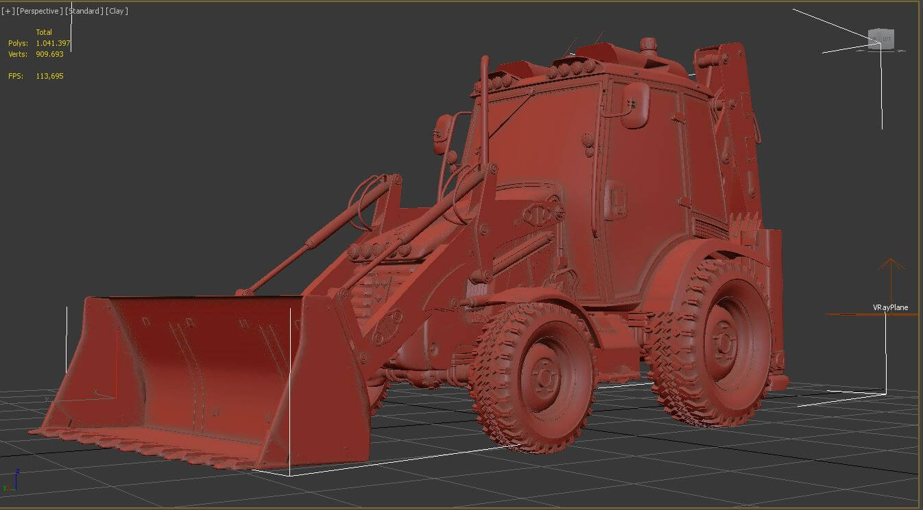 Dozer Loader - 3D Model by msasdt