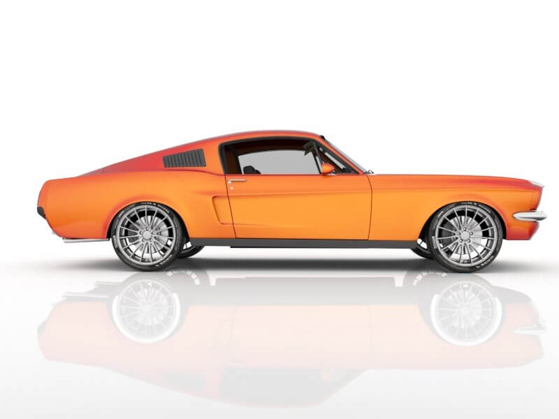 Ford Mustang - 3D Model by msasdt