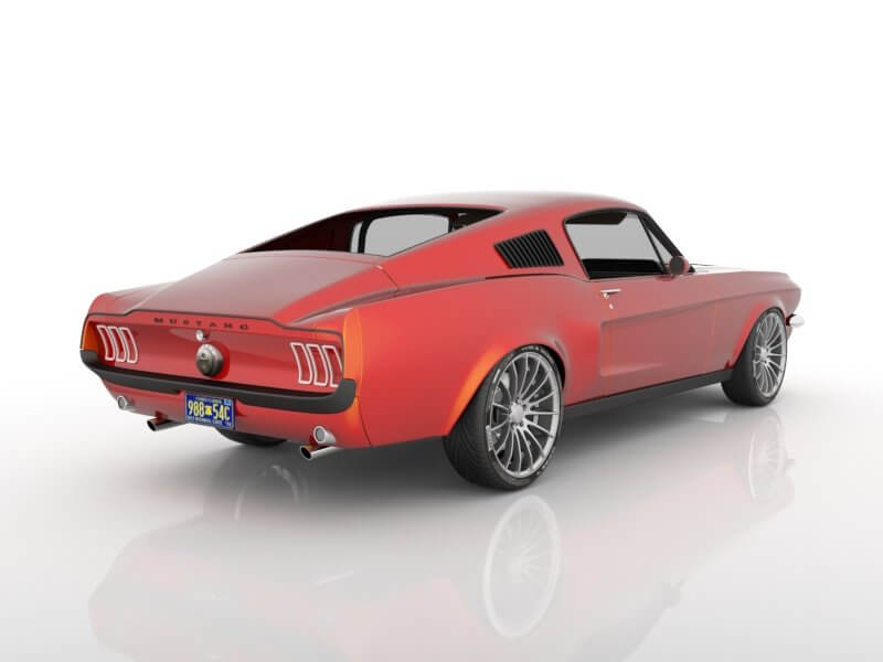 Ford Mustang - 3D Model by msasdt