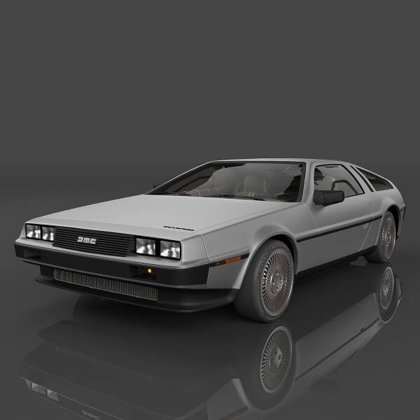 1982 DeLorean DMC 3D Render | RenderHub Gallery