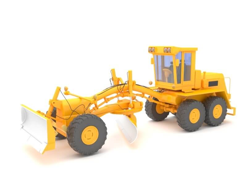 Grayder Working Machine - 3D Model by msasdt