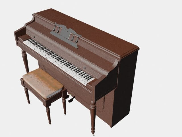 Piano - 3D Model by msasdt