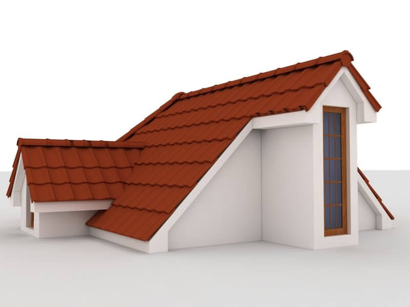 Real Modern Roof - 3D Model by msasdt