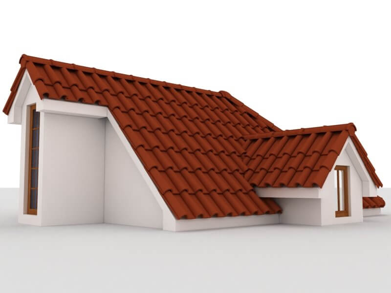Real Roman Roof - 3D Model by msasdt