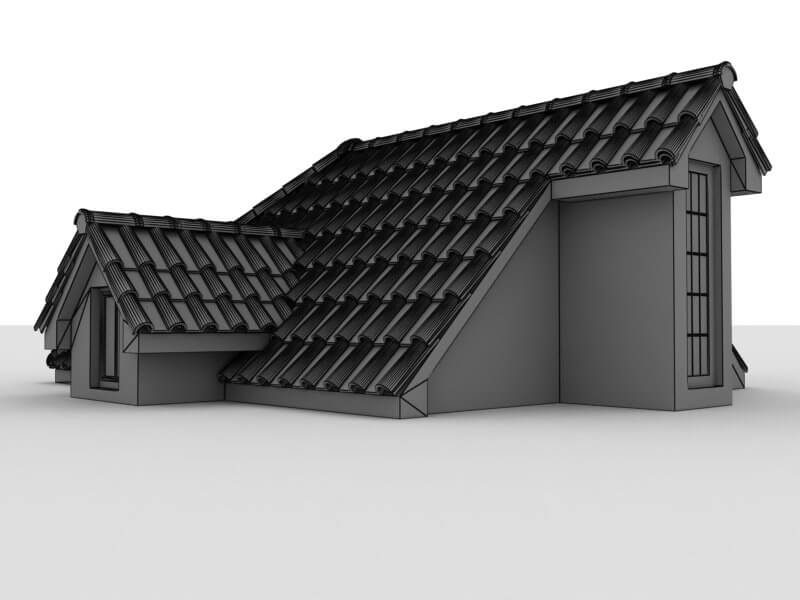 Real Roman Roof - 3D Model by msasdt