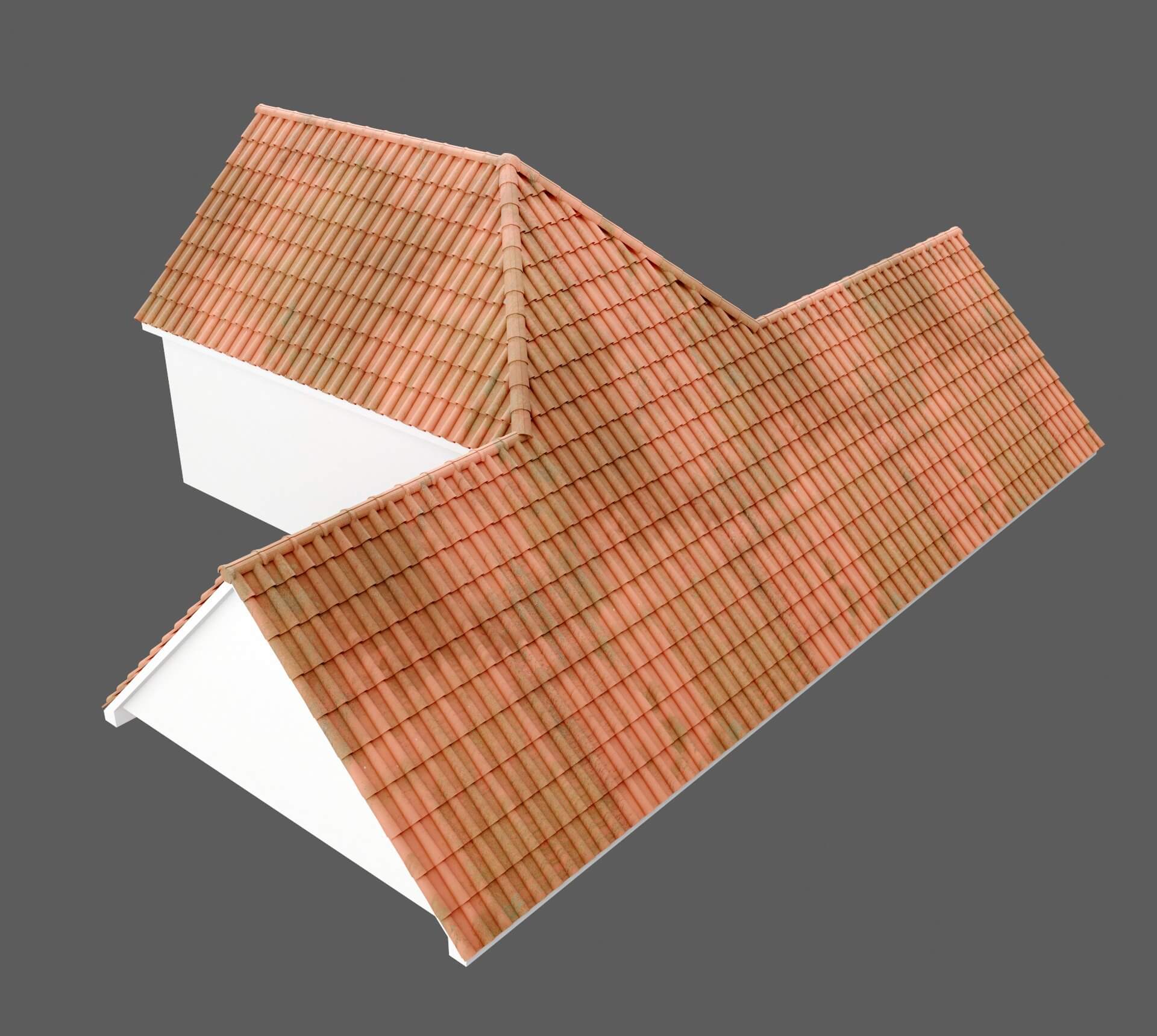 Realistic Roof 18 - 3D Model by msasdt