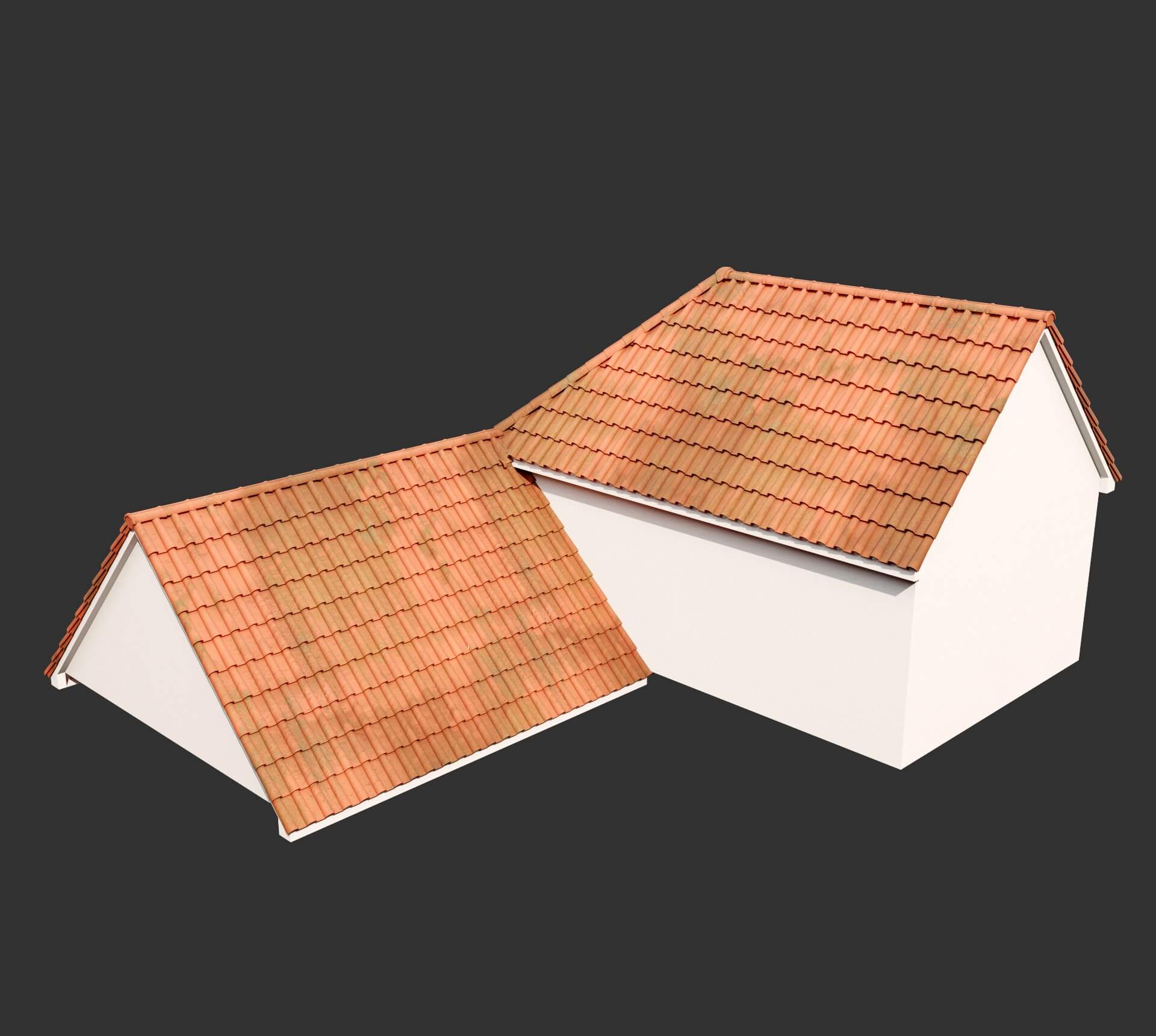 Realistic Roof 18 - 3D Model by msasdt