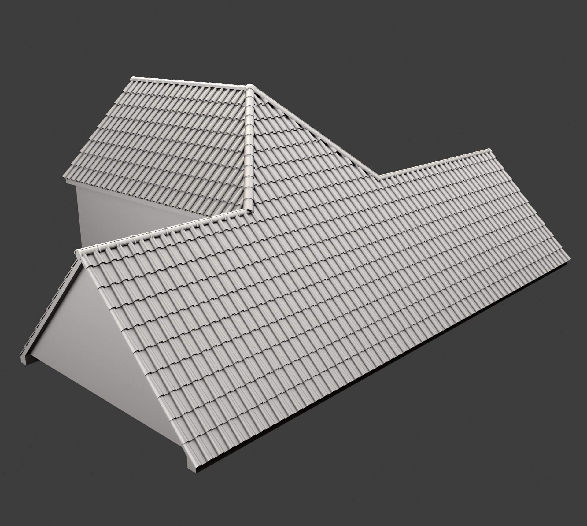 Realistic Roof 18 - 3D Model by msasdt