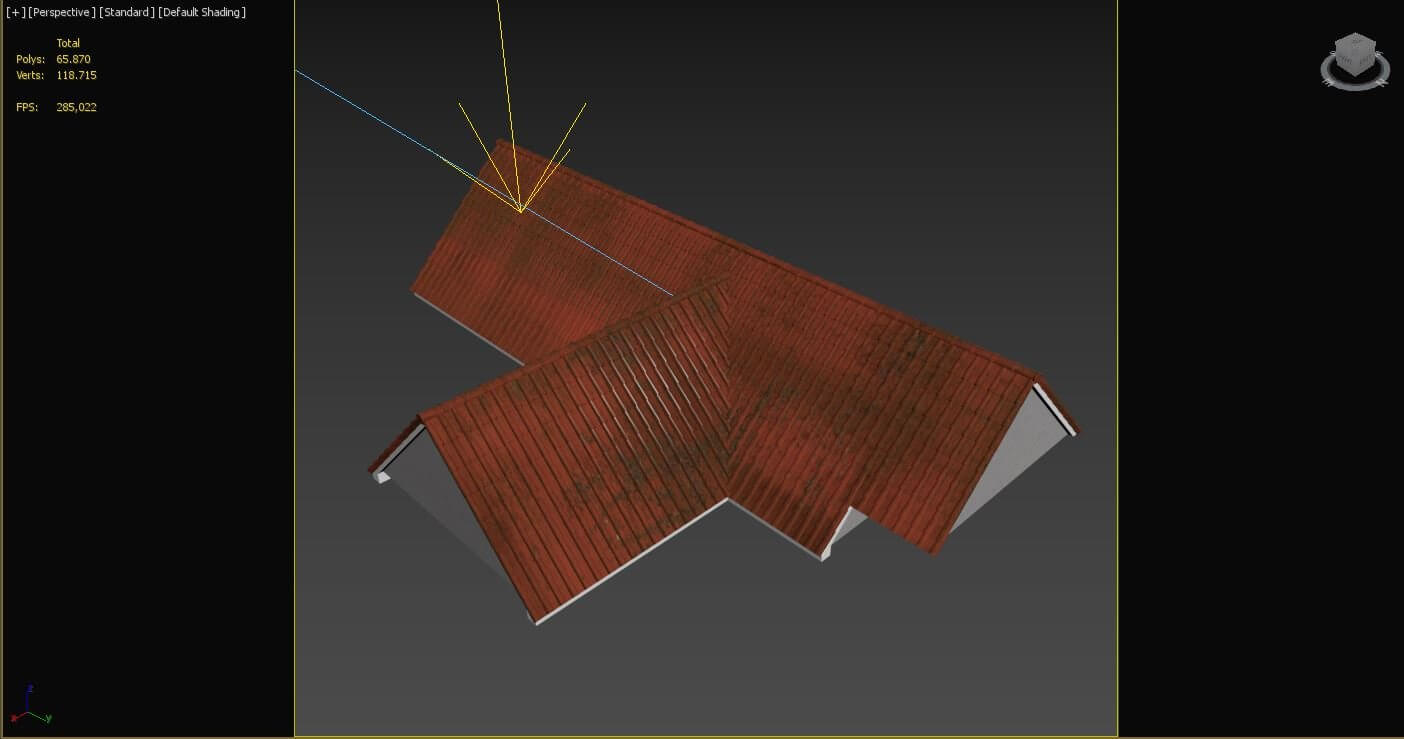 Realistic Roof 19 - 3D Model by msasdt