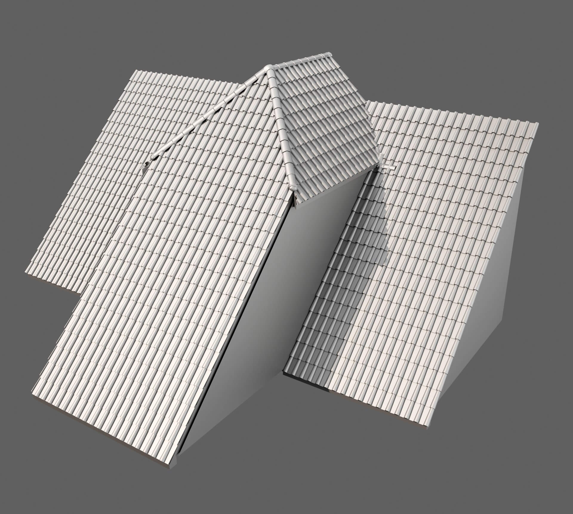 Realistic Roof 20 - 3D Model by msasdt