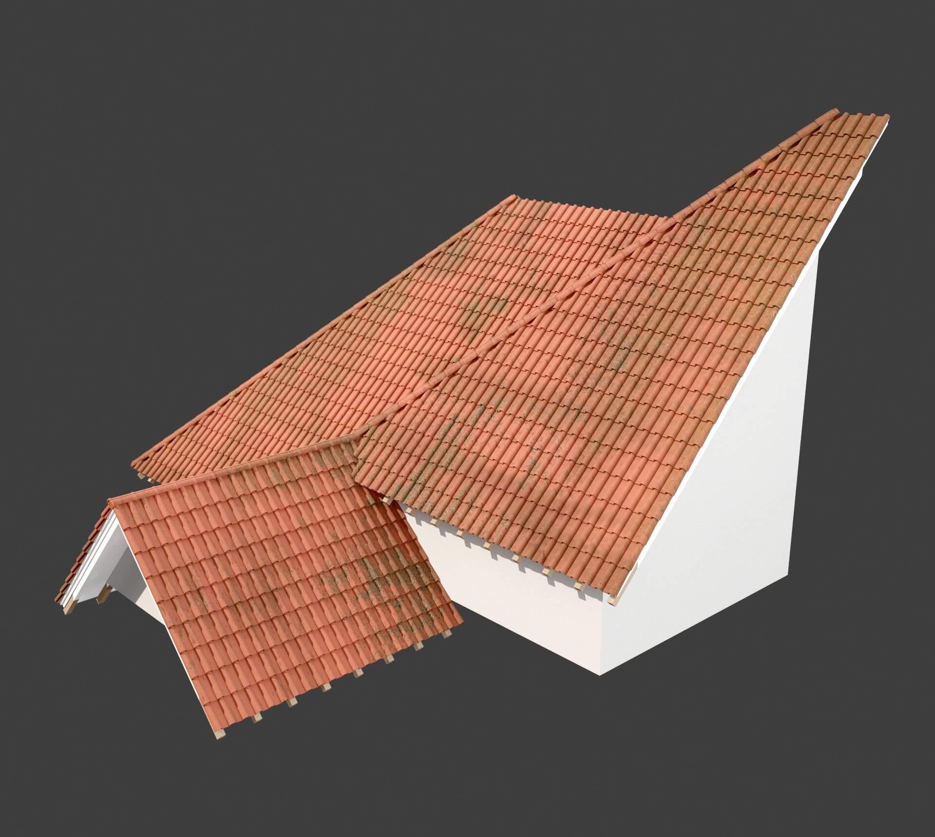 Realistic Roof 23 - 3D Model by msasdt