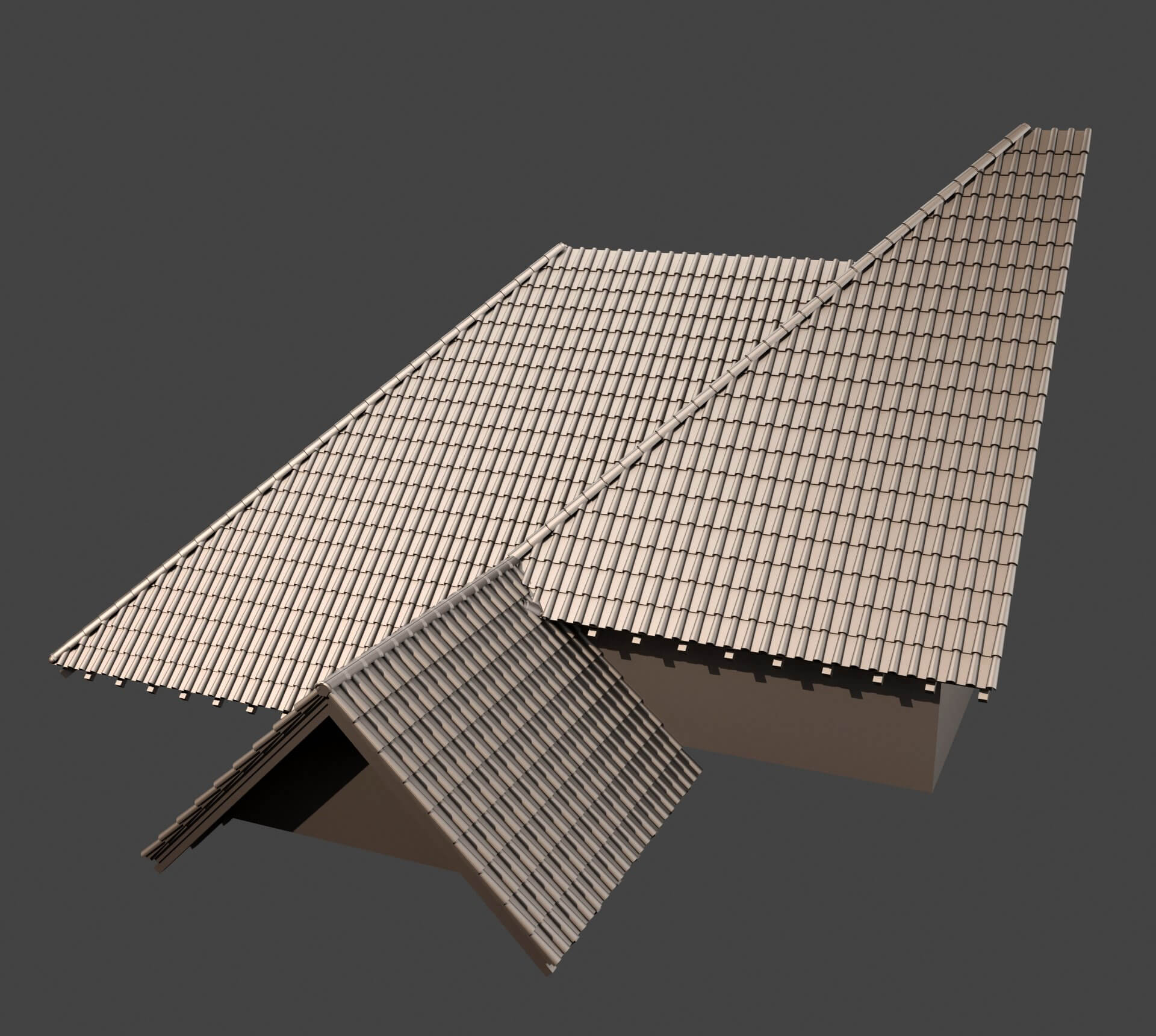 Realistic Roof 23 - 3D Model by msasdt