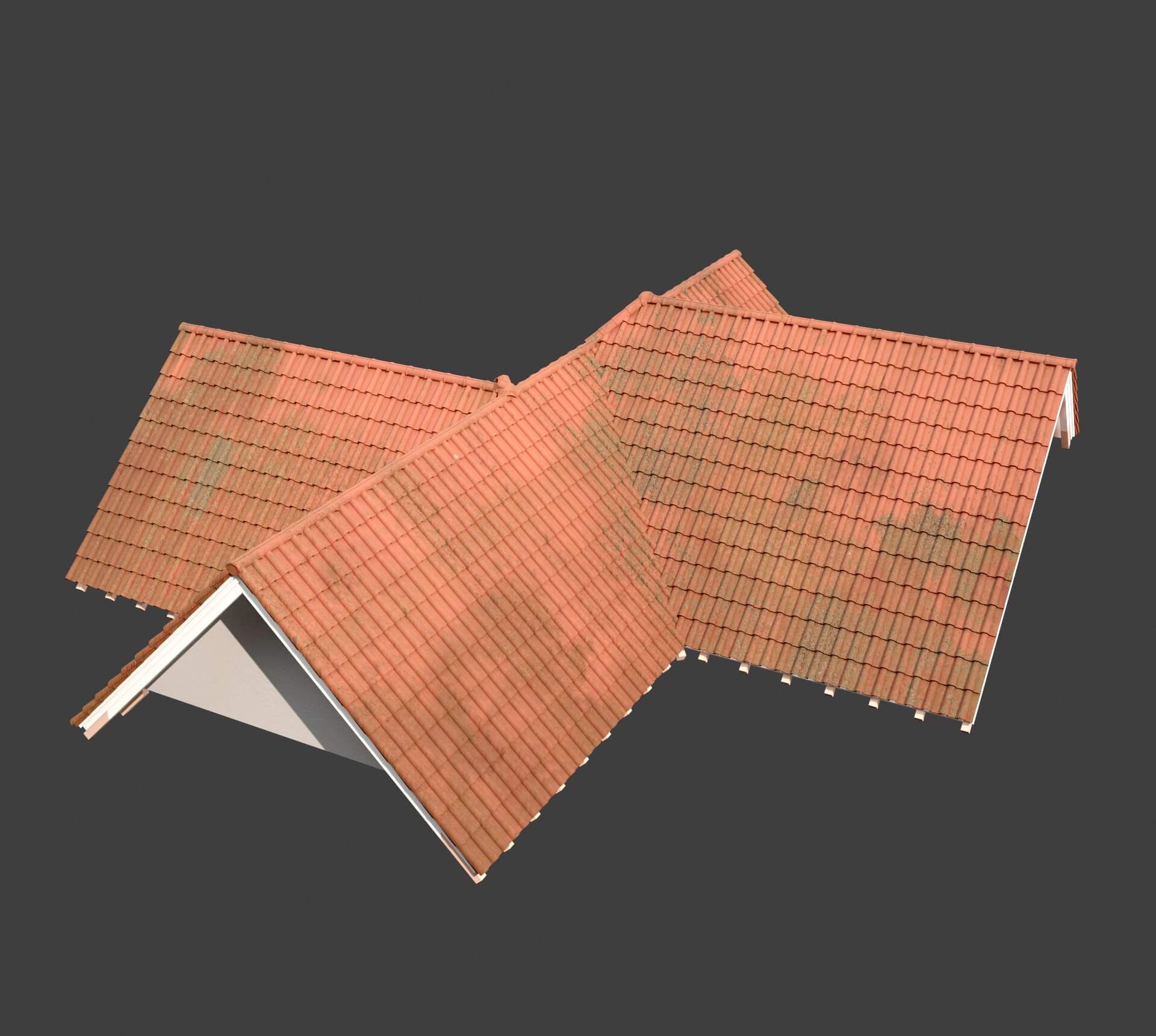 Realistic Roof 24 - 3D Model by msasdt