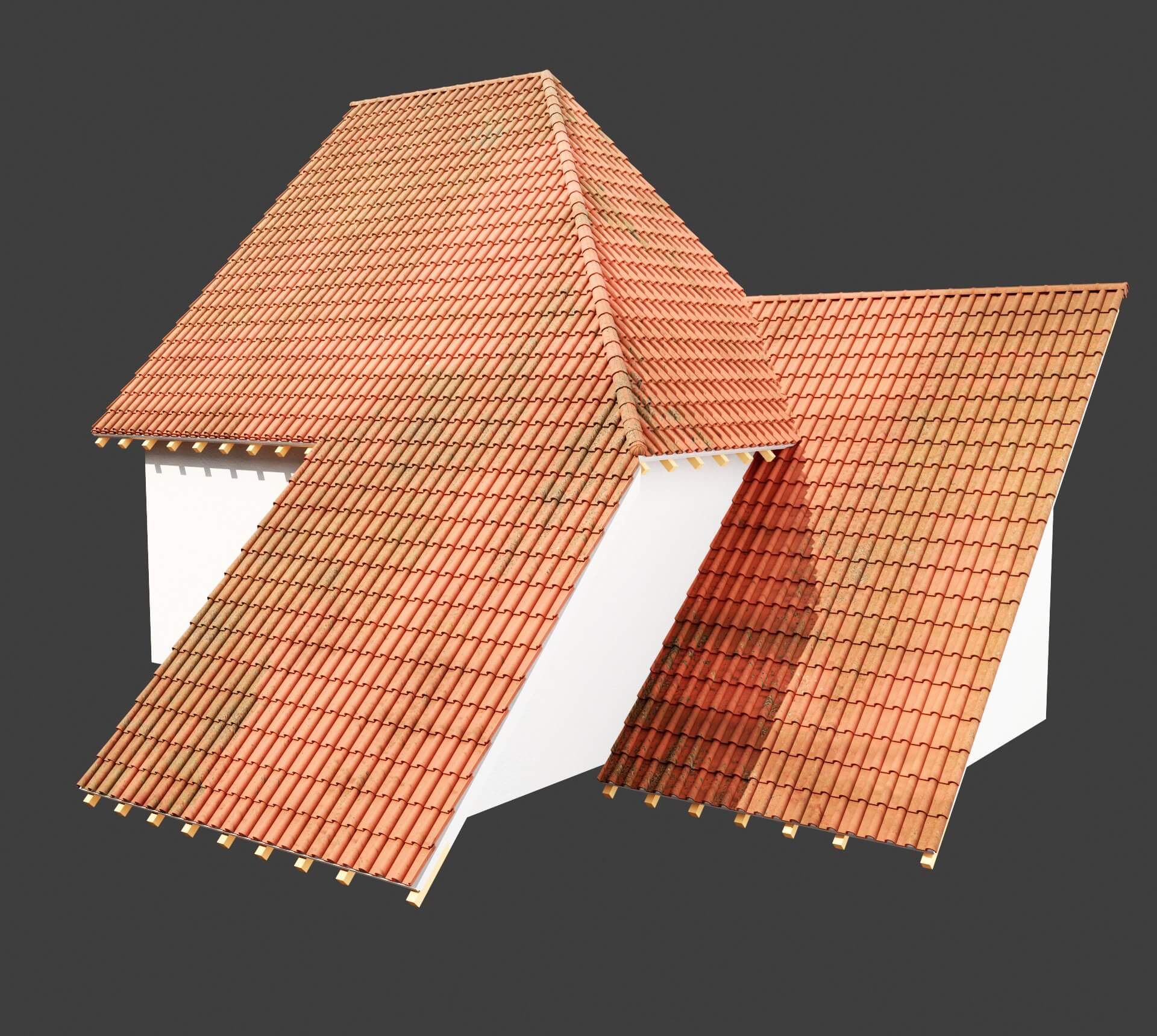 Realistic Roof 25 - 3D Model by msasdt