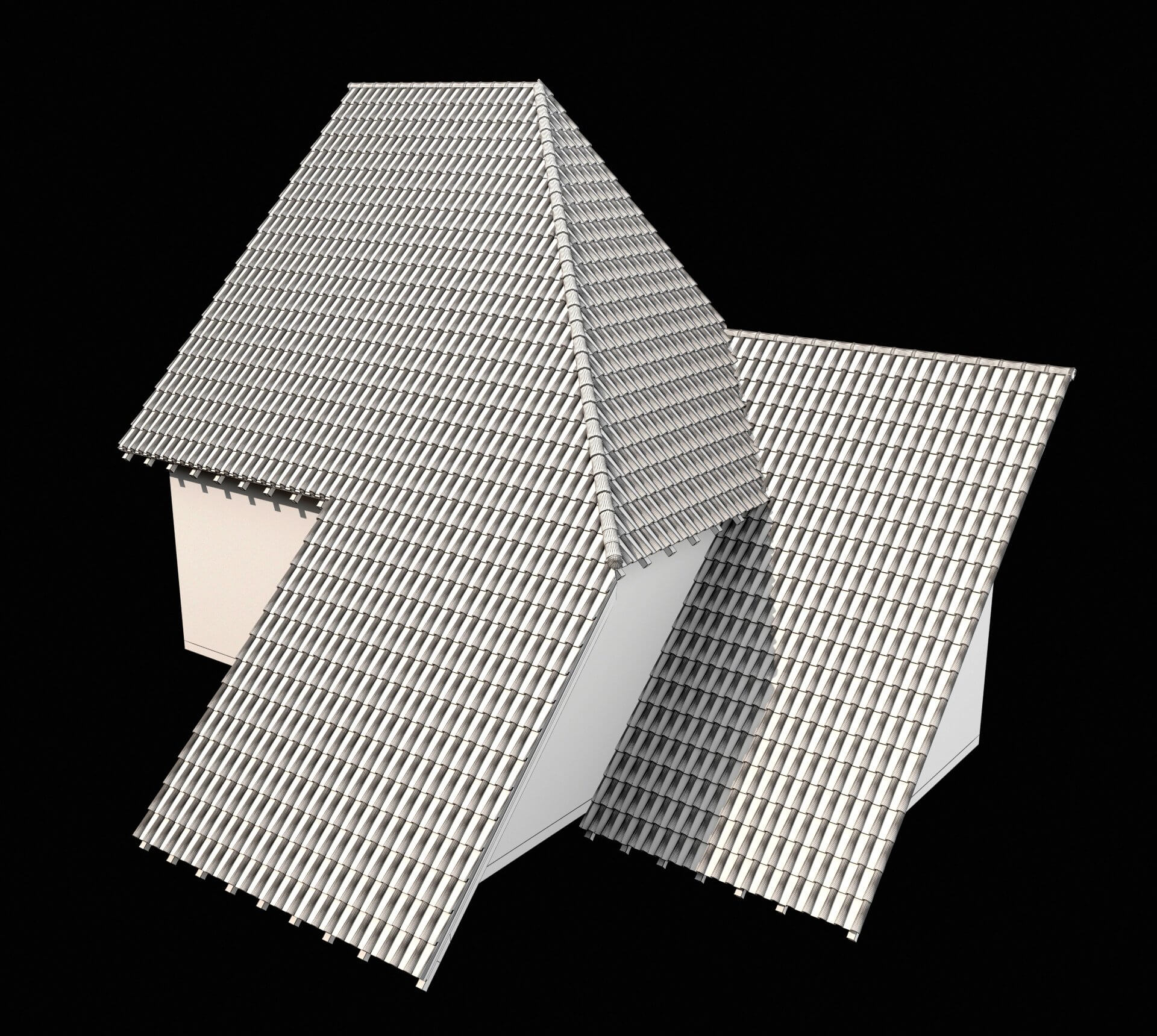 Realistic Roof 25 - 3D Model by msasdt